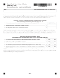 Form RI-1120F Download Fillable PDF or Fill Online Business Corporation ...