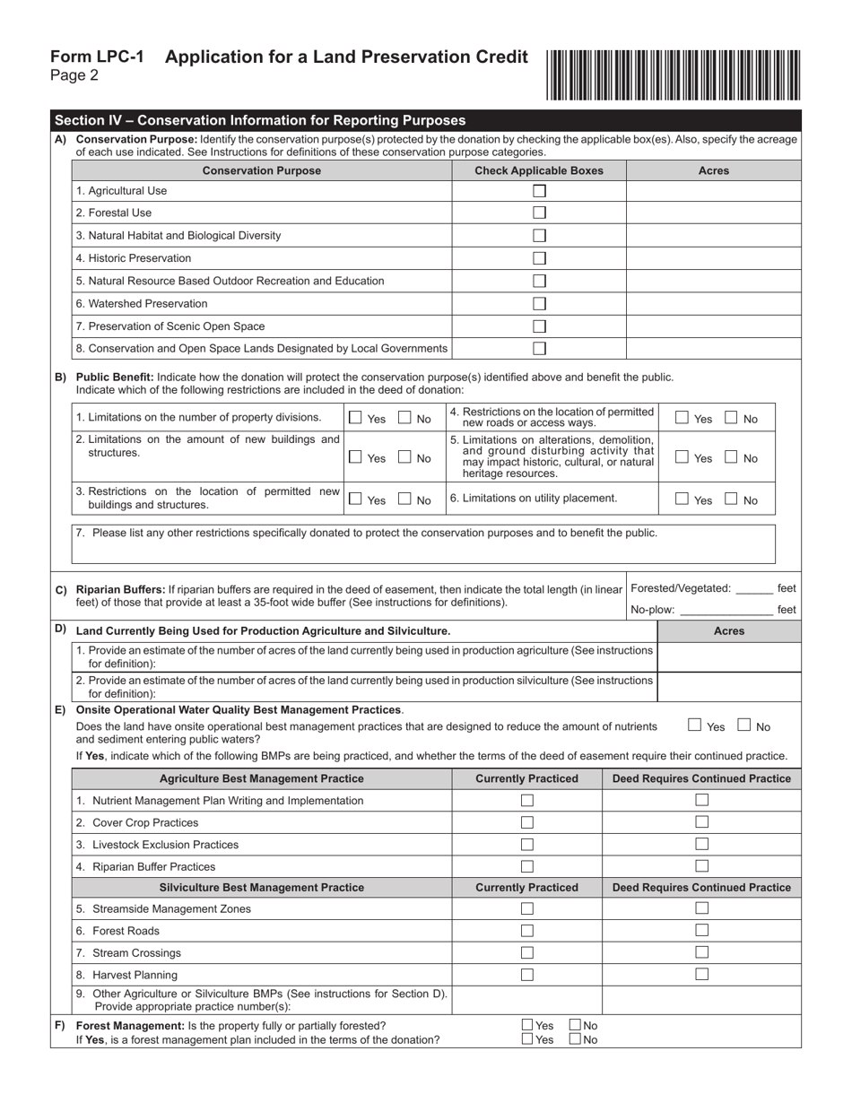 Form LPC-1 - Fill Out, Sign Online and Download Fillable PDF, Virginia | Templateroller