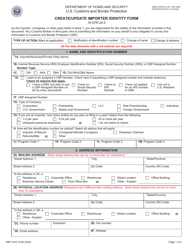 CBP Form 5106 Download Fillable PDF or Fill Online Create/Update ...