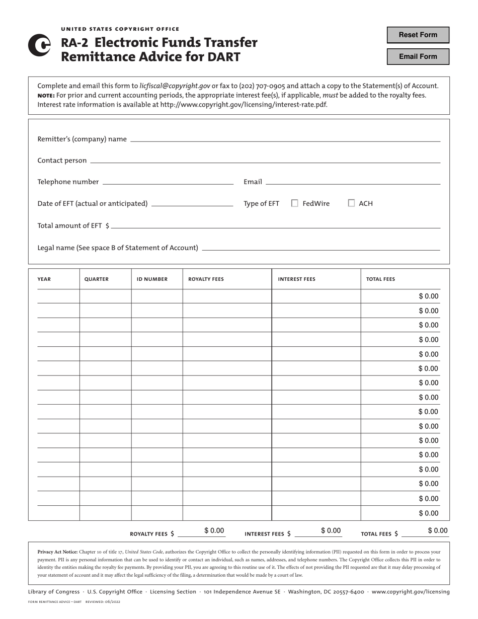 Form RA-2 - Fill Out, Sign Online and Download Fillable PDF | Templateroller