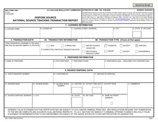 NRC Form 748D - Fill Out, Sign Online and Download Fillable PDF ...