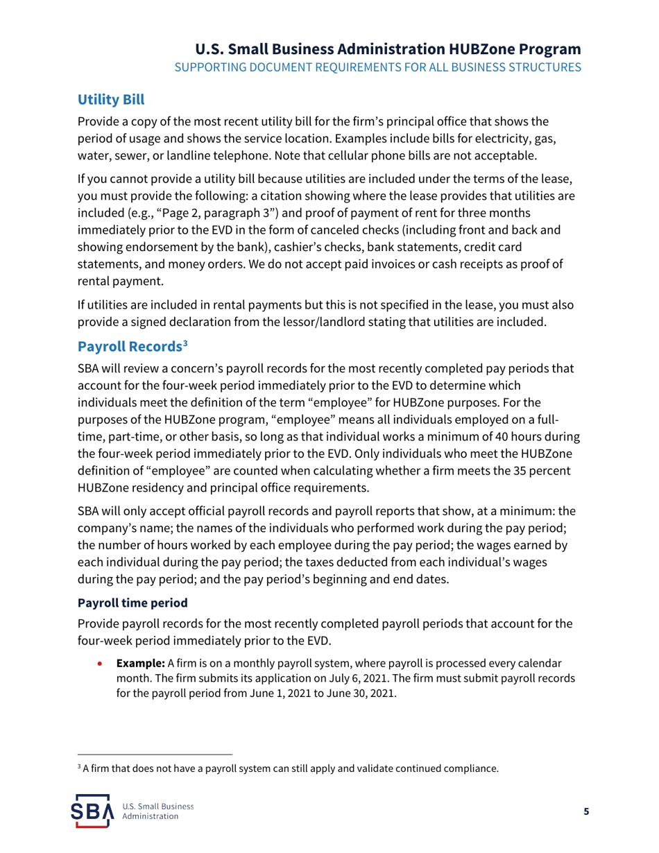 HUBZone Program Required Supporting Documents Checklist - Fill Out ... HUBZone Program Required Supporting Documents Checklist - Fill Out ...