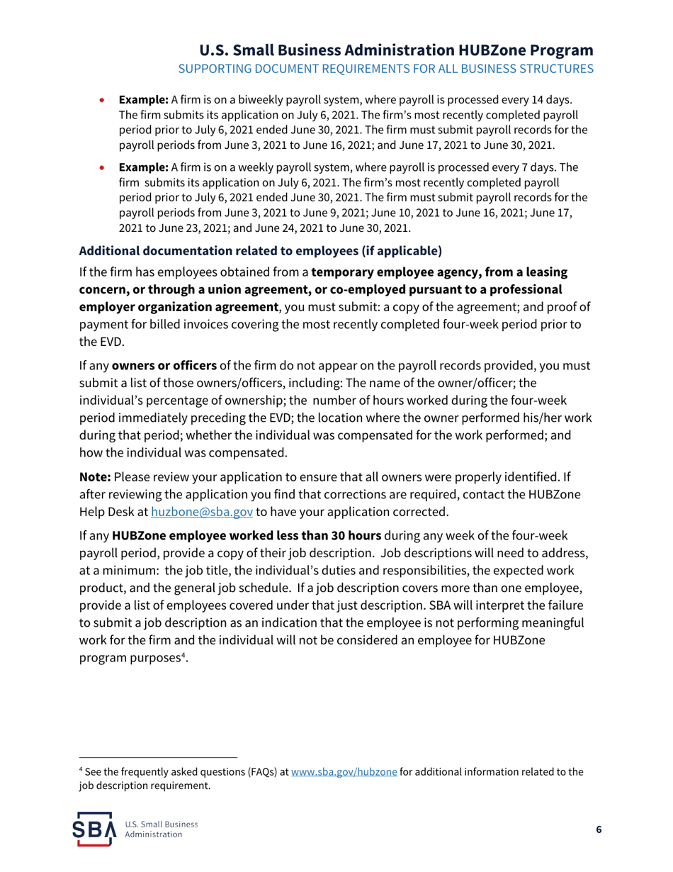 HUBZone Program Required Supporting Documents Checklist - Fill Out ... HUBZone Program Required Supporting Documents Checklist - Fill Out ...