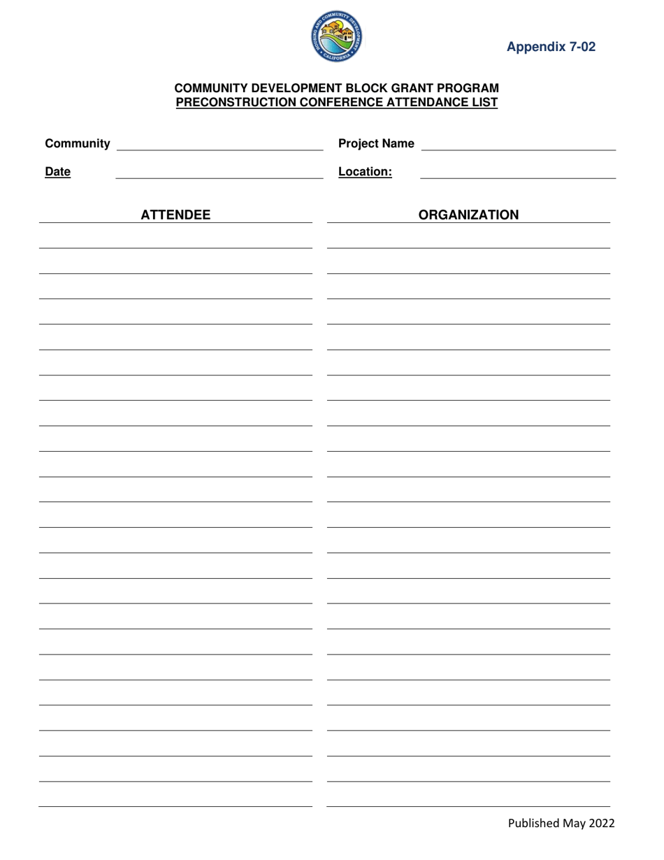 Appendix 7-2 Download Printable PDF or Fill Online Pre-construction ...