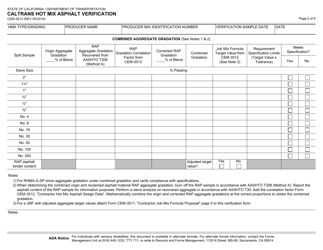 Form CEM-3513 Download Fillable PDF or Fill Online Caltrans Hot Mix ...