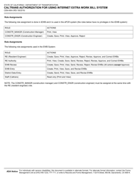 Form CEM-4904 Download Fillable PDF or Fill Online Caltrans ...
