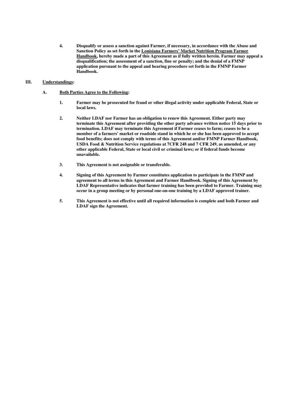 2022 Louisiana Farmer Participation Agreement - Louisiana Farmers ... 2022 Louisiana Farmer Participation Agreement - Louisiana Farmers ...