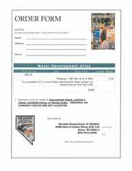 Nevada Guzzler Order Form Download Printable PDF | Templateroller