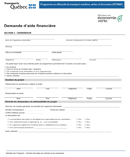 Forme V-3175 Download Printable PDF or Fill Online Demande D'aide ...