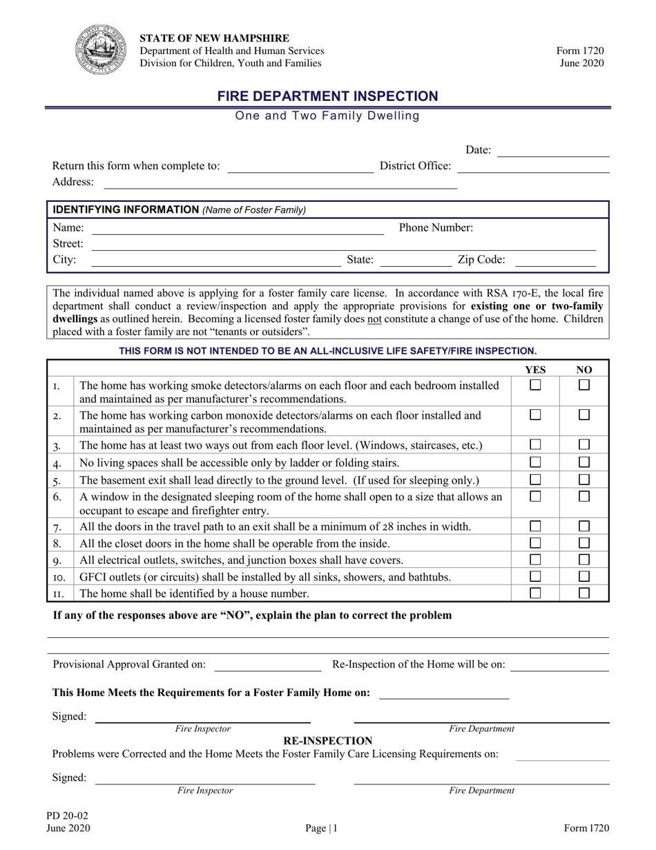 Form 1720 (PD20-02) - Fill Out, Sign Online and Download Printable PDF ...