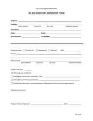 New Hampshire Wic Inventory Disposition Form - Fill Out, Sign Online ...