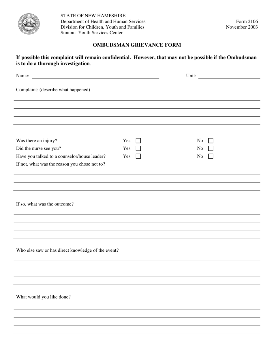 Form 2106 - Fill Out, Sign Online and Download Printable PDF, New ...