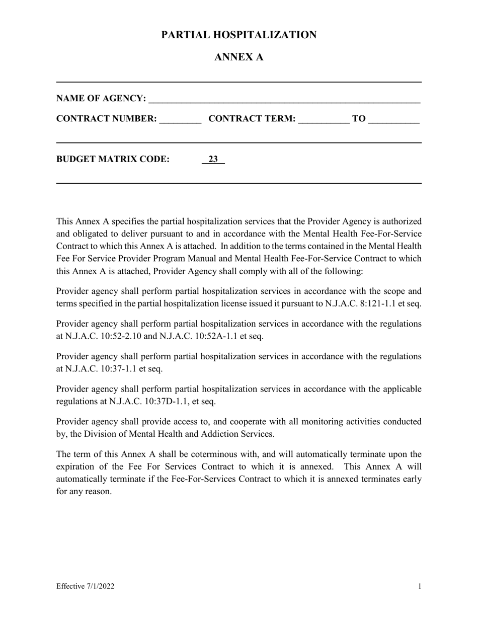 New Jersey Partial Hospitalization - Fill Out, Sign Online and Download ... New Jersey Partial Hospitalization - Fill Out, Sign Online and Download ...