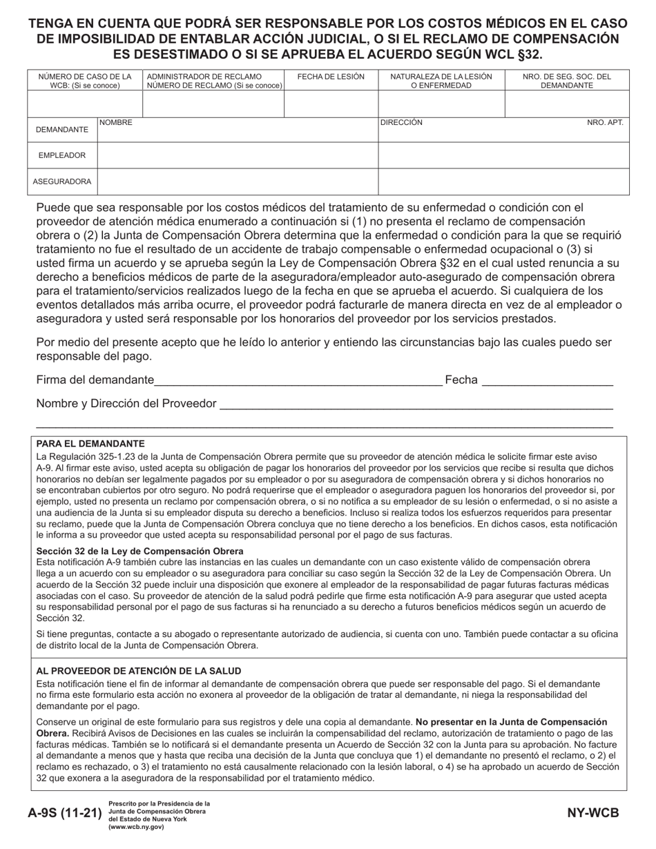 Formulario A-9 - Fill Out, Sign Online and Download Fillable PDF, New ...