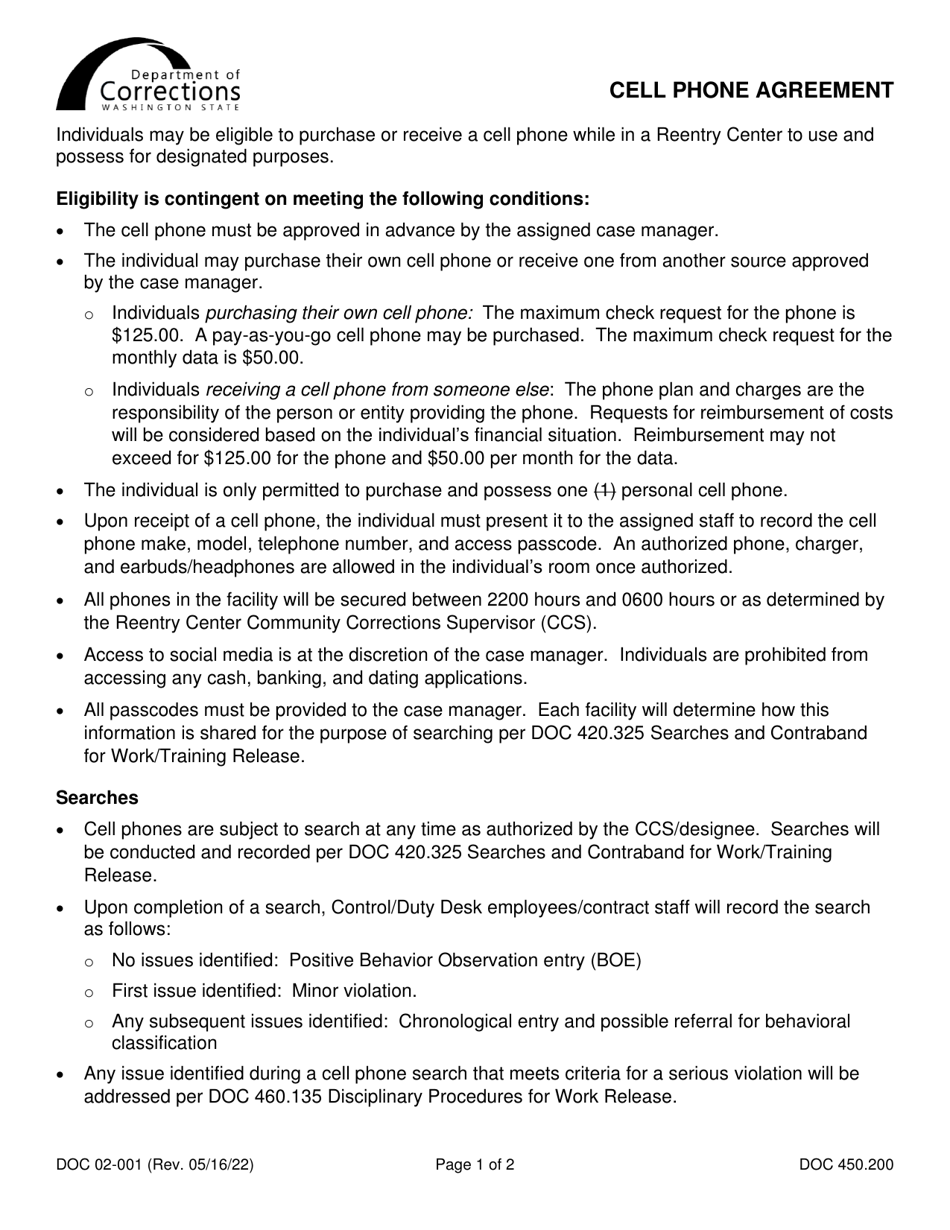 Form DOC02-001 - Fill Out, Sign Online and Download Printable PDF ...