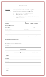Antigua and Barbuda Application Form - Fill Out, Sign Online and ...