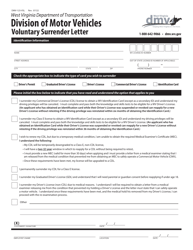 Form DMV-123-VSL Download Fillable PDF or Fill Online Voluntary ...
