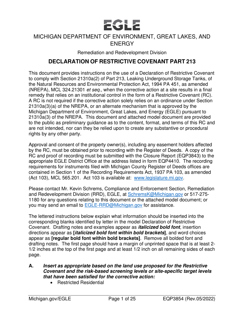 Form EQP3854 - Fill Out, Sign Online and Download Printable PDF ...