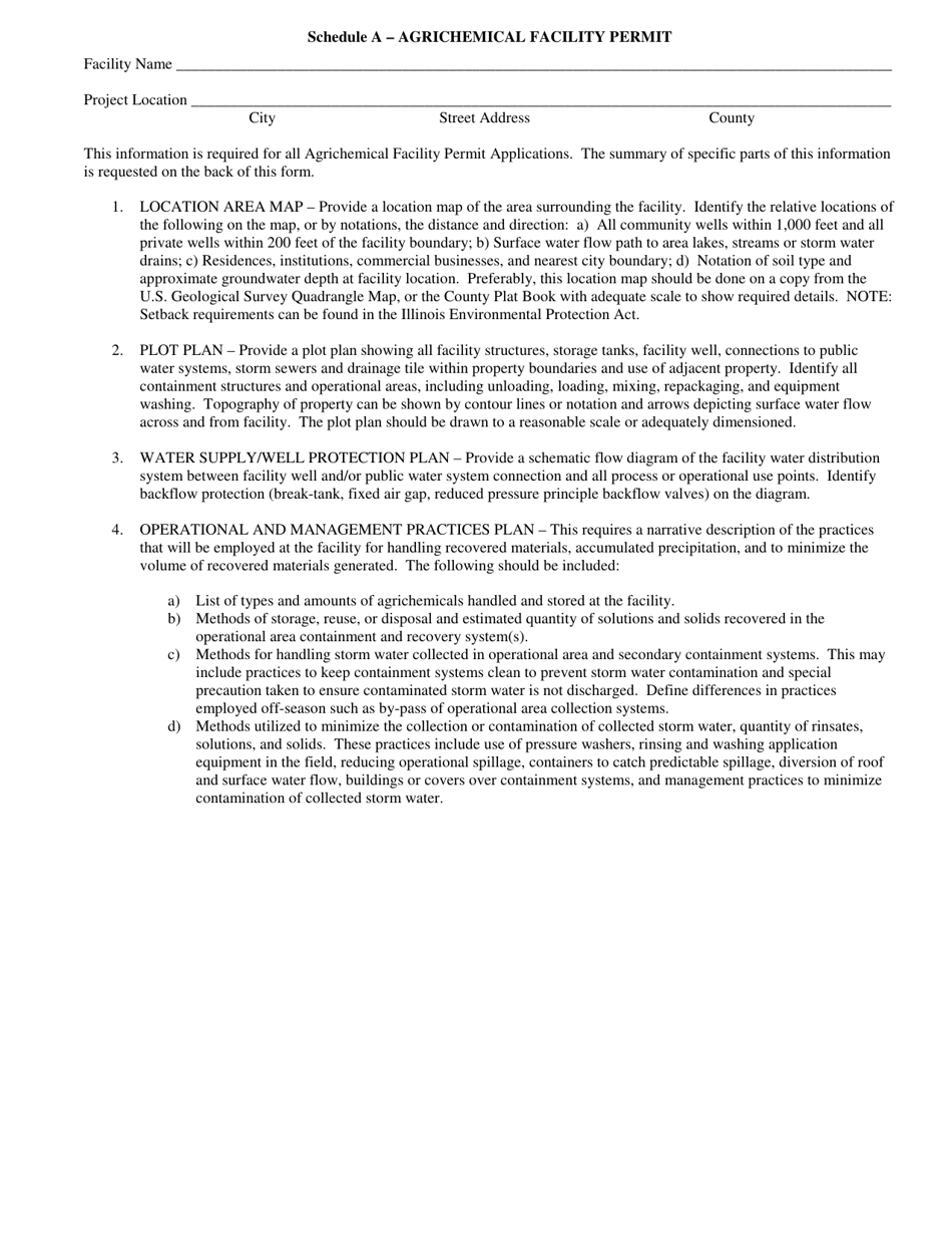 Illinois Agrichemical Facility Permit - Fill Out, Sign Online and ...
