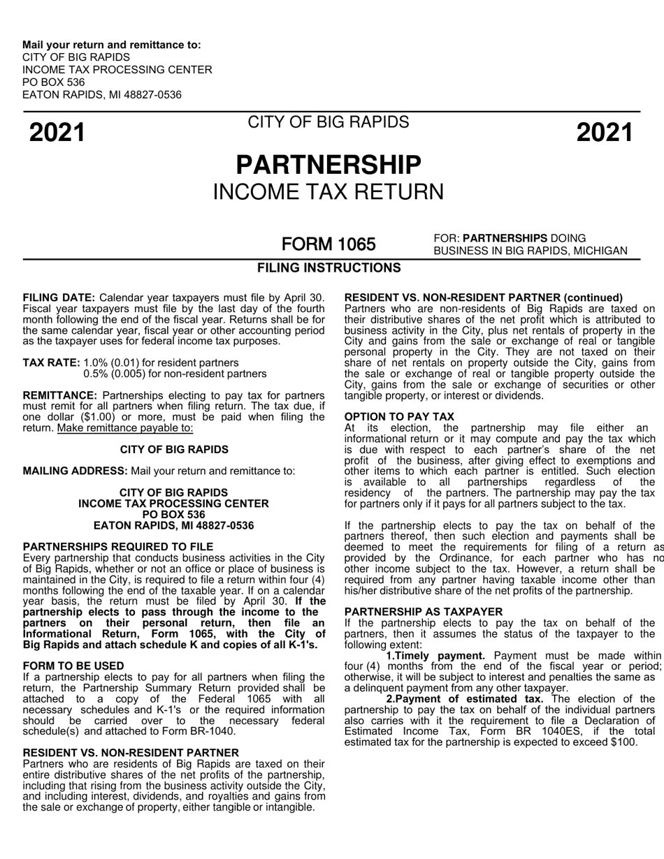 Form 1065 - 2021 - Fill Out, Sign Online and Download Printable PDF ...