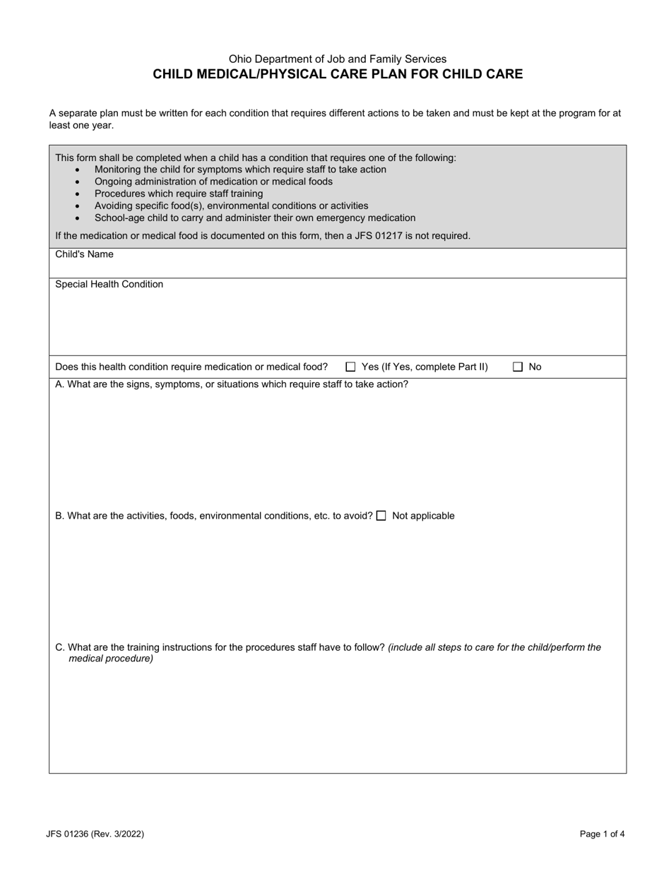 Form JFS01236 Fill Out Sign Online And Download Printable PDF Ohio form-jfs01236-fill-out-sign-online-and-download-printable-pdf-ohio