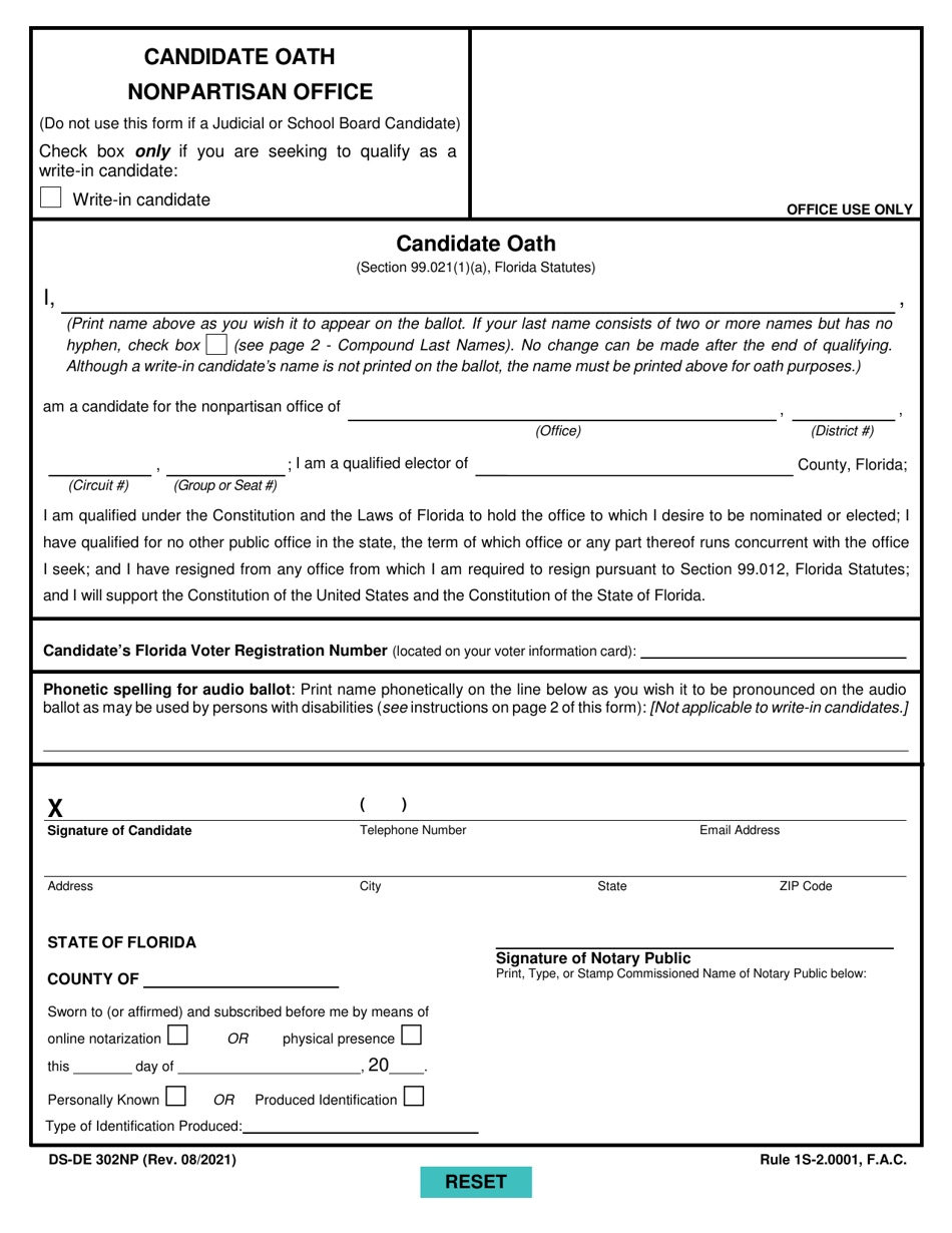 Form DS-DE302NP - Fill Out, Sign Online and Download Fillable PDF ...