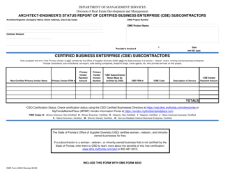 DMS Form AE03 Download Printable PDF or Fill Online Architect-Engineer ...