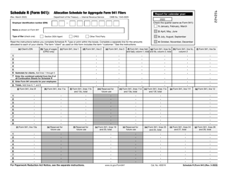 IRS Form 941 Schedule R - Fill Out, Sign Online and Download Fillable ...