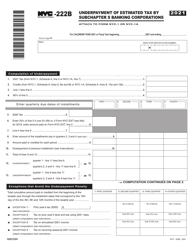 Form NYC-222B - 2021 - Fill Out, Sign Online and Download Printable PDF ...