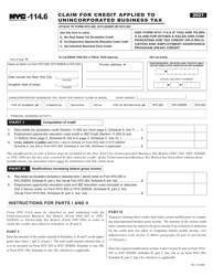 Form NYC-114.6 - 2021 - Fill Out, Sign Online and Download Printable ...