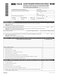 Form NYC-114.12 - 2021 - Fill Out, Sign Online and Download Printable ...