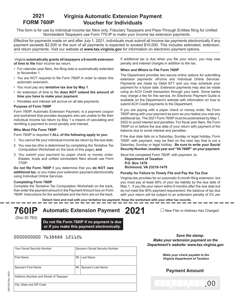 Form 760IP - 2021 - Fill Out, Sign Online and Download Fillable PDF ...