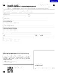 Form OR-18-WC-V (150-101-186) - Fill Out, Sign Online and Download ...
