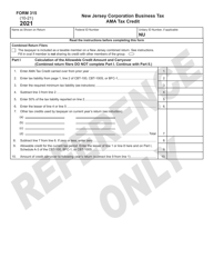 Form 315 - 2021 - Fill Out, Sign Online and Download Printable PDF, New ...