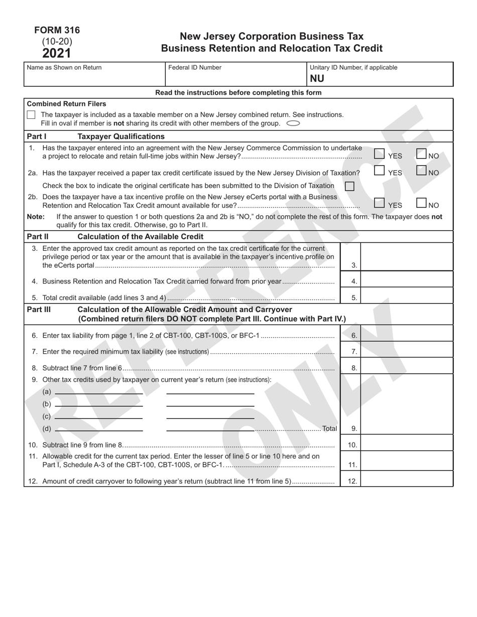 Form 316 - 2021 - Fill Out, Sign Online and Download Printable PDF, New ...