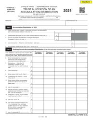 Form N-40 Schedule J - 2021 - Fill Out, Sign Online and Download ...
