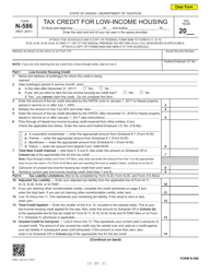 Form N-346 Download Fillable PDF or Fill Online Tax Credit for Research ...