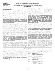 Download Instructions for Form TA-1 Transient Accommodations Tax Return ...