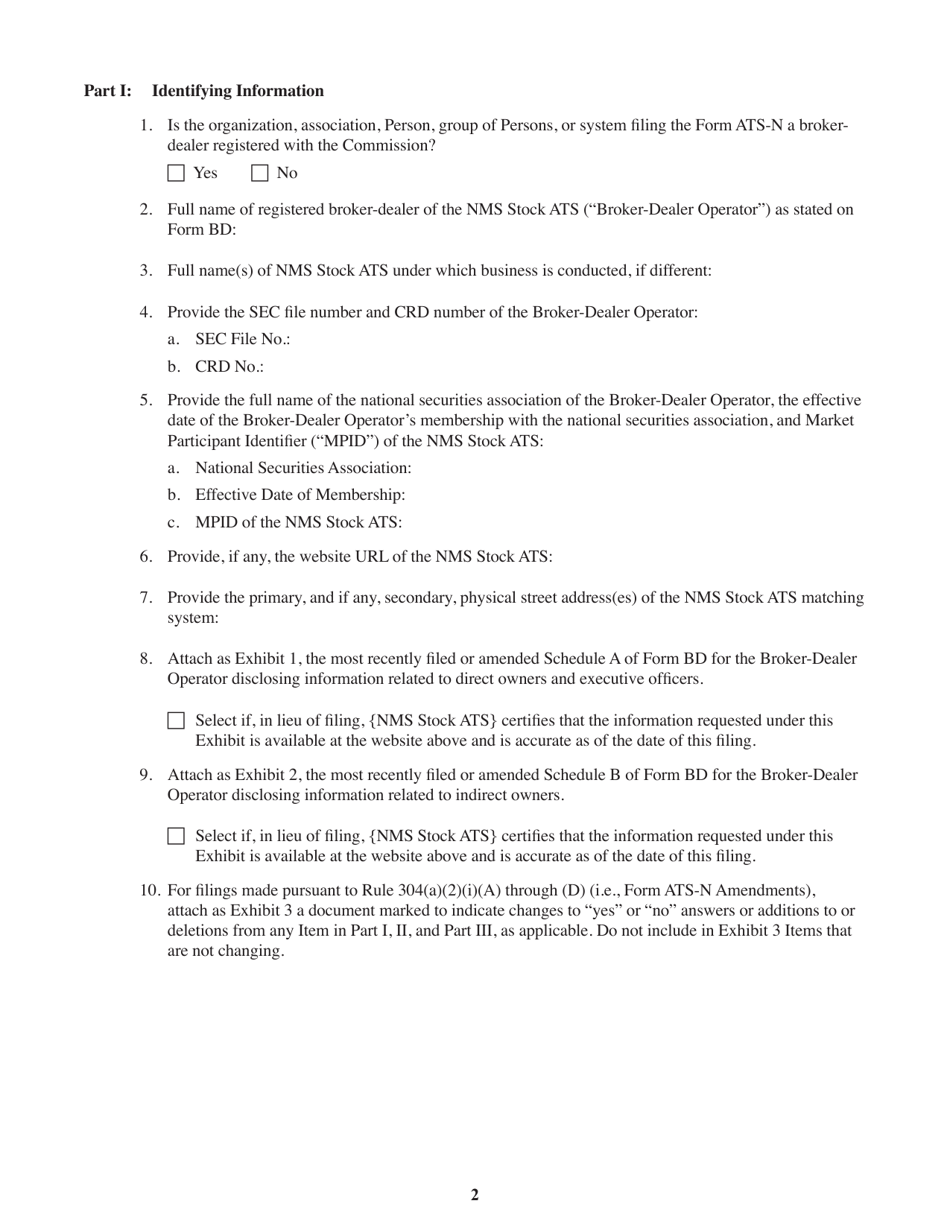Form ATS-N - Fill Out, Sign Online and Download Printable PDF | Templateroller