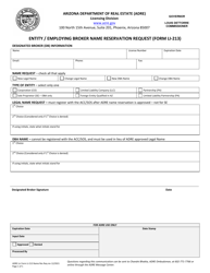 Form LI-213 - Fill Out, Sign Online and Download Fillable PDF, Arizona ...