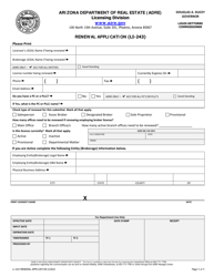 Form LI-243 Download Fillable PDF or Fill Online Renewal Application ...