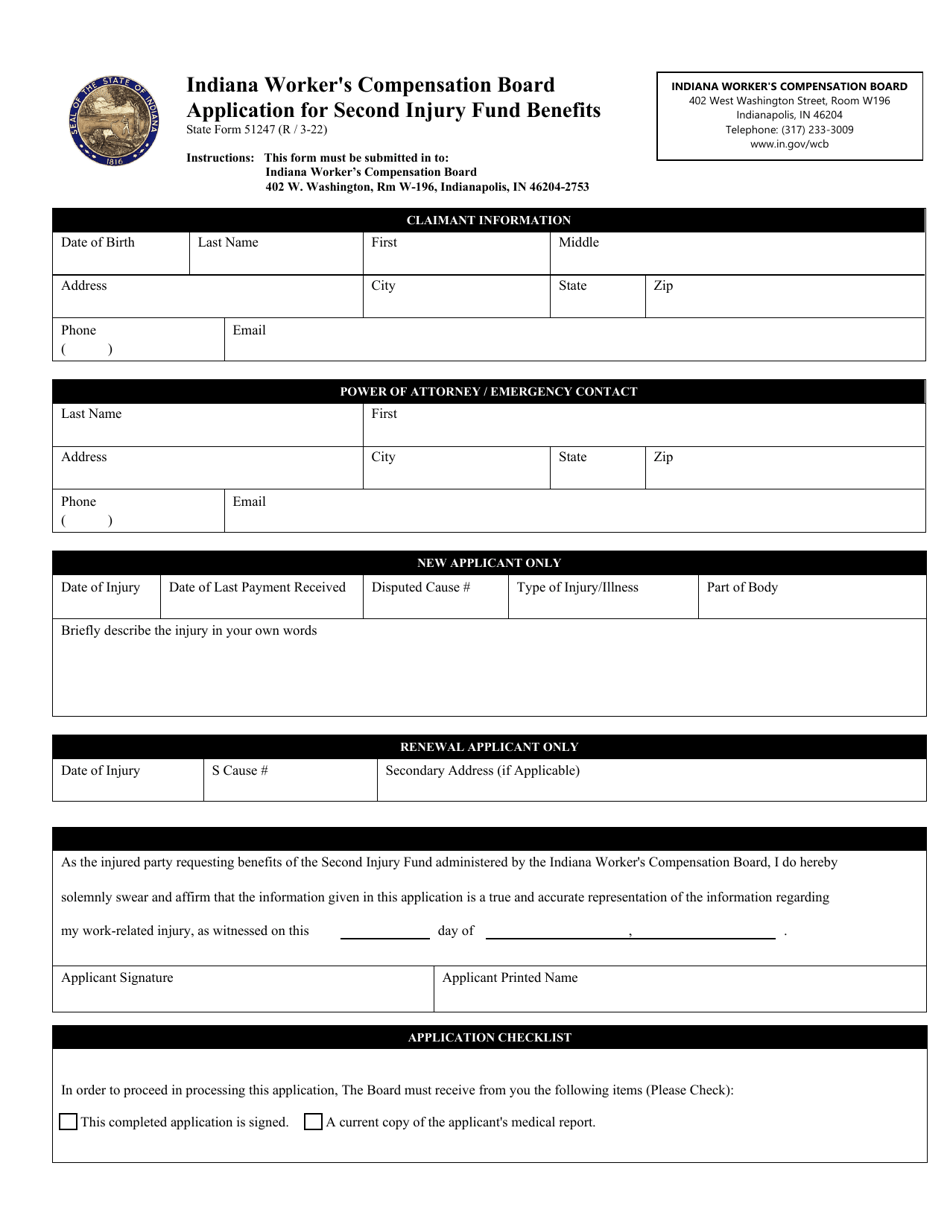 State Form 51247 - Fill Out, Sign Online and Download Fillable PDF ...