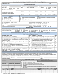 KDADS Form UPR-001 Download Printable PDF or Fill Online Uniform ...