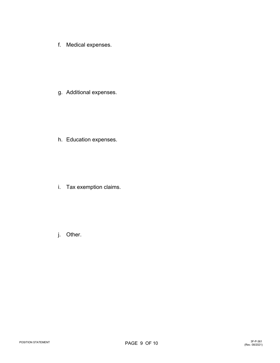 Form 3F-P-361 - Fill Out, Sign Online and Download Fillable PDF, Hawaii ...