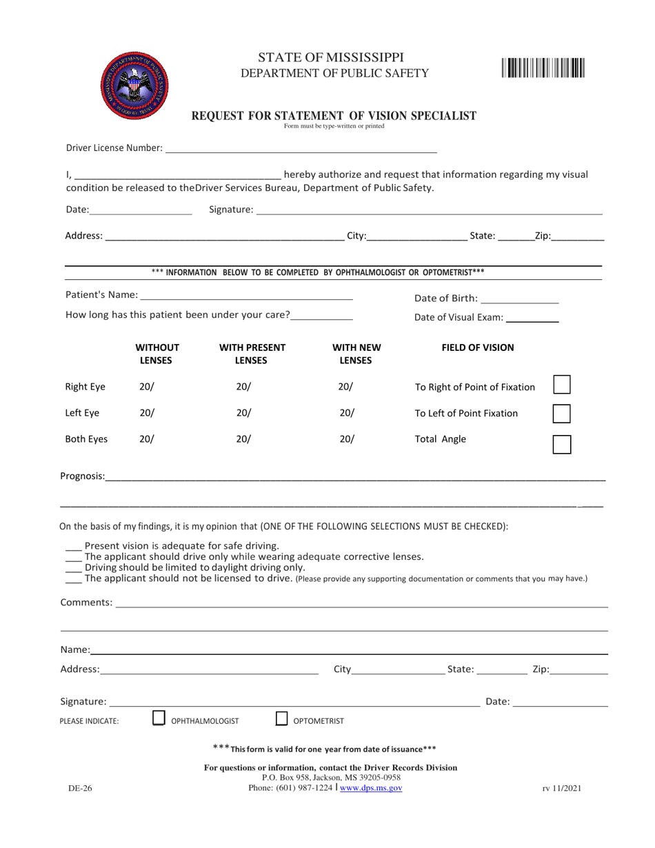 Form DE-26 - Fill Out, Sign Online and Download Fillable PDF ...