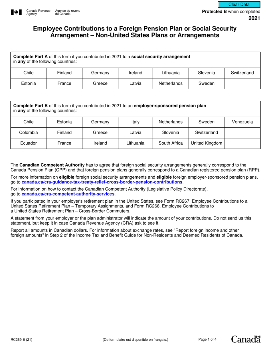 Form RC269 - 2021 - Fill Out, Sign Online and Download Fillable PDF ...