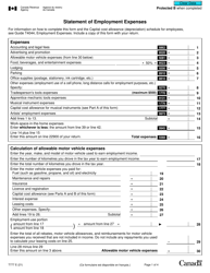 Form T777 - Fill Out, Sign Online and Download Fillable PDF, Canada ...