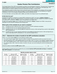 Form 5005-S8 Schedule 8 Download Fillable PDF or Fill Online Quebec Pension Plan Contributions ...