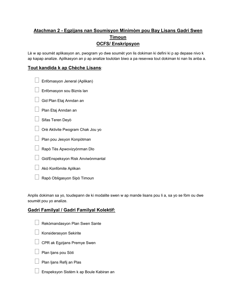 Form RFA-1 Attachment 2 - Fill Out, Sign Online and Download Printable ...
