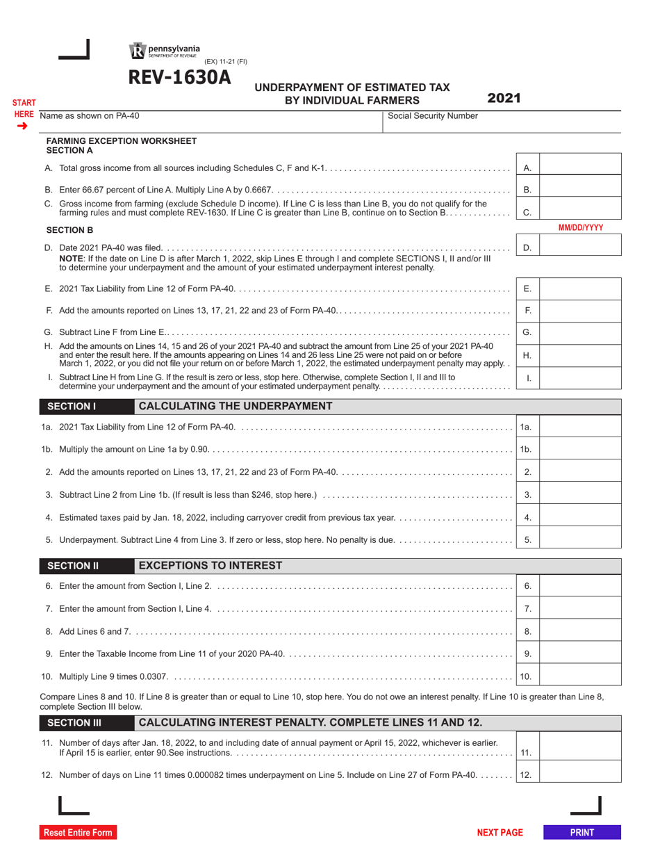 Form REV-1630A - 2021 - Fill Out, Sign Online and Download Fillable PDF ...